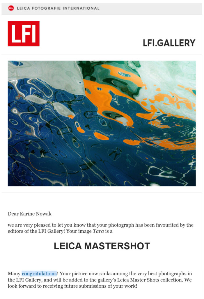 LEICA FOTOGRAFIE INTERNATIONAL - Karine Nowak